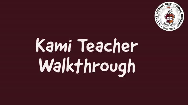 Kami Teacher Walkthrough