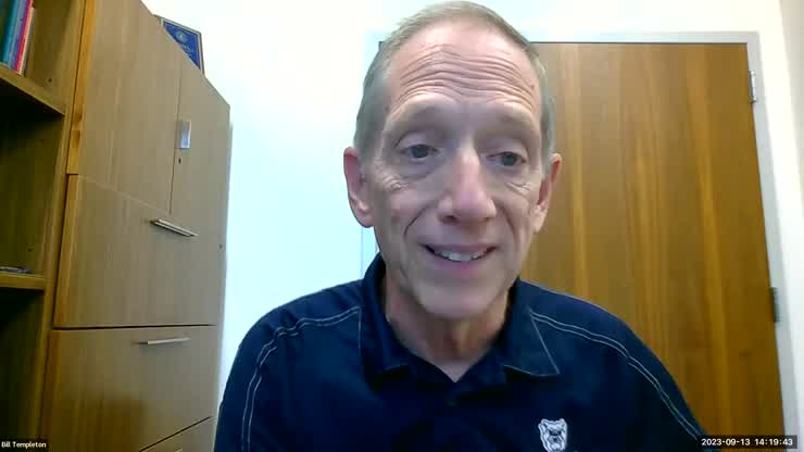 Clive Wilson speaks with First Years at Butler University