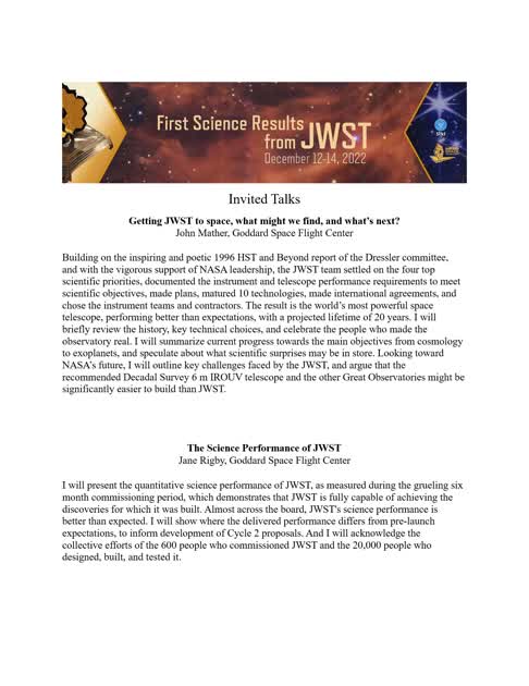 Invited Speakers Abstract Compendium