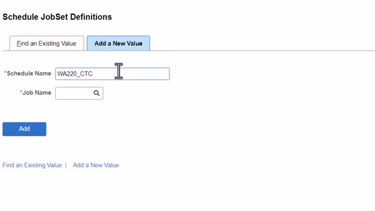 Assign Budgets in Batch - Schedule Budget Jobset