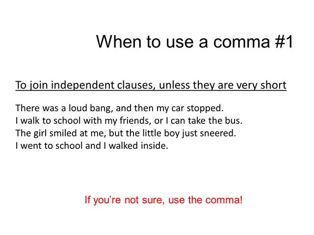 Commas 2