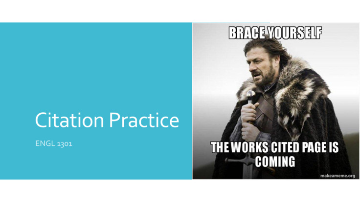 Citation Practice