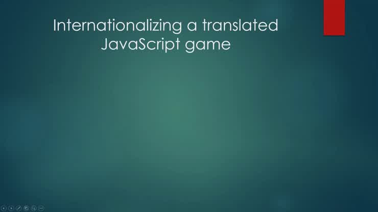 Internationalizing a translated JavaScript game