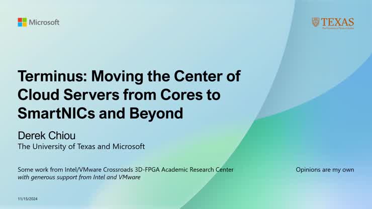 ECE Grad Seminar Series: Derek Chiou