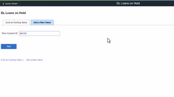 Loans on Hold Report