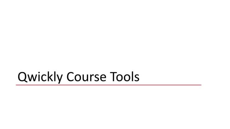 Qwickly Course Tools