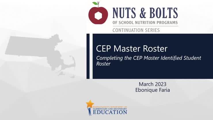 CEP Series: CEP Master Roster-NBCS