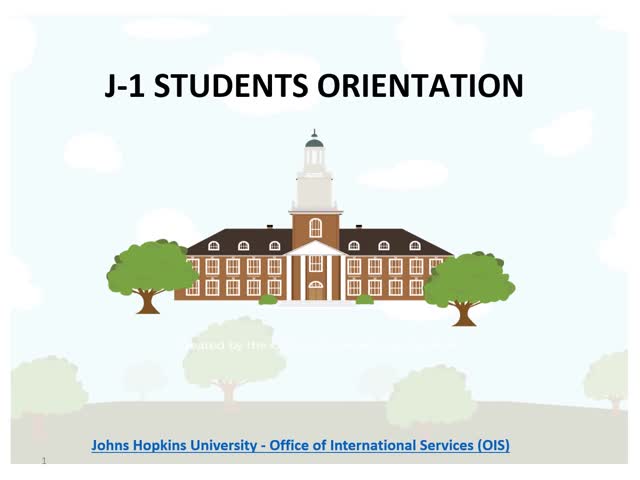 J-1 Student Orientation