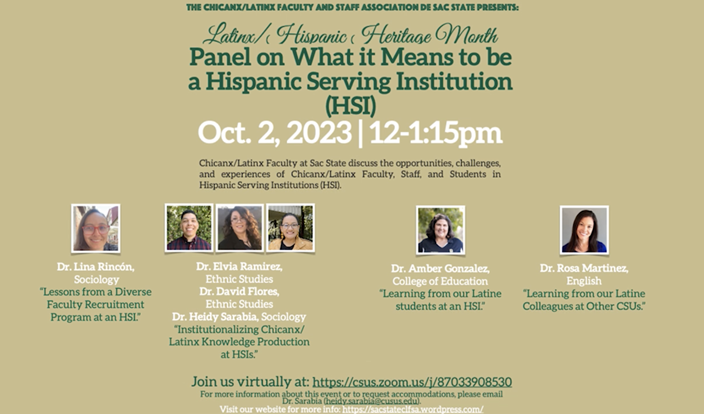 CHLFSA Panel What does it mean to be a HSI