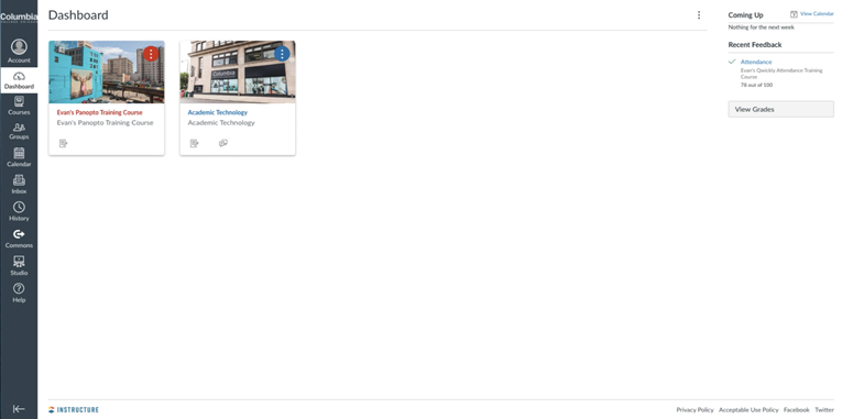 Recording & Submitting Videos in Canvas