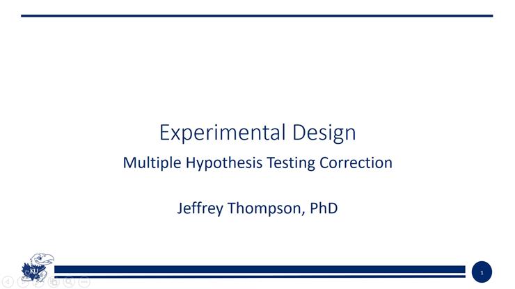 01 Multiple Hypothesis Testing Correction (Part 1)