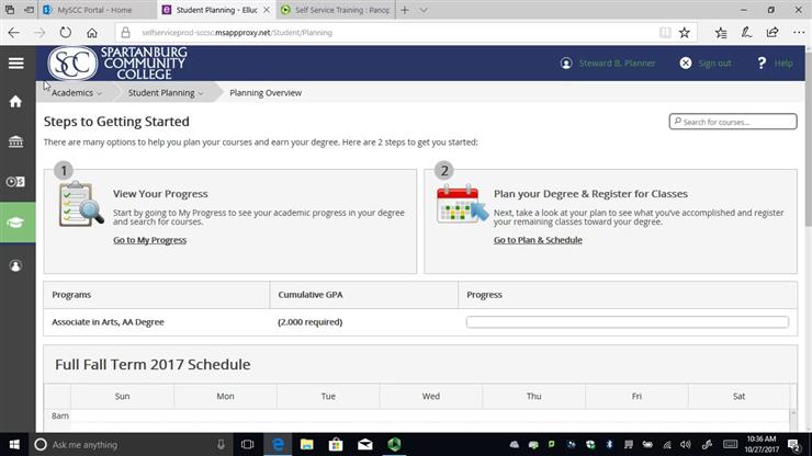 Student Planning Video 2 - My Progress Tab