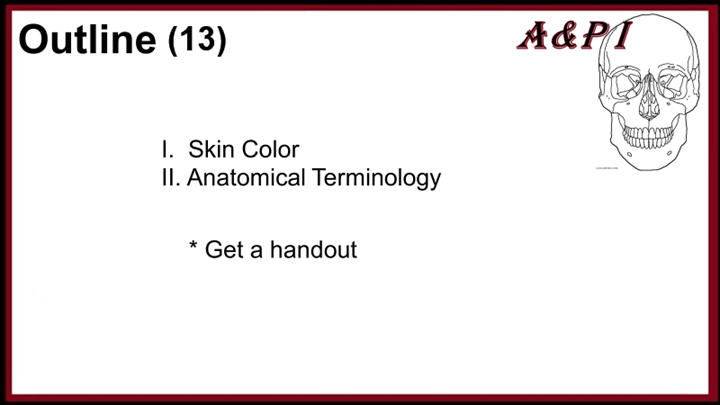 (10) Skin color, Anatomical Terminology: Terms of Direction and ...