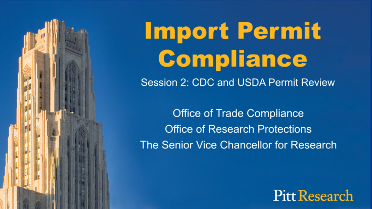 OTC Session 2: CDC and USDA Import