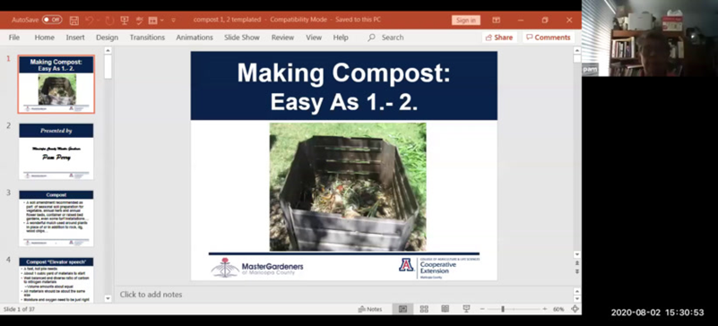 Master Gardener Training Composting