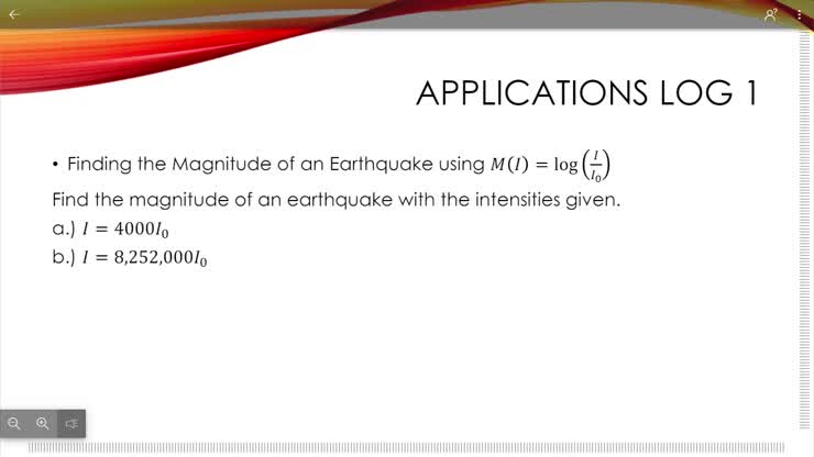 Applications of Logs