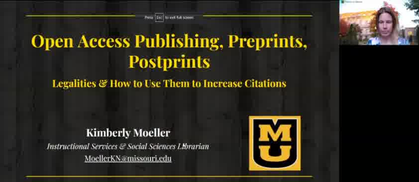 Open Access Publishing Pre-Prints & Post-Prints: the Legalities of How ...