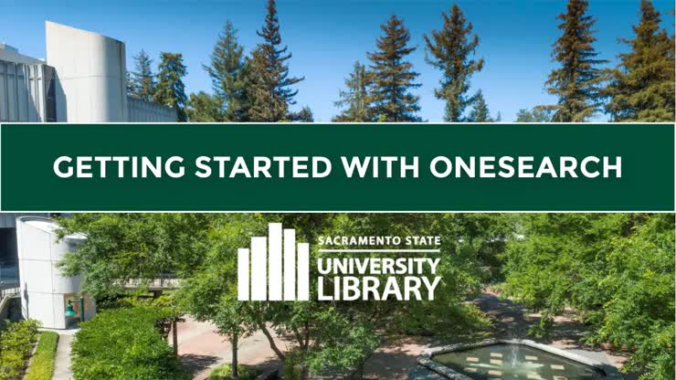 Getting Started with OneSearch