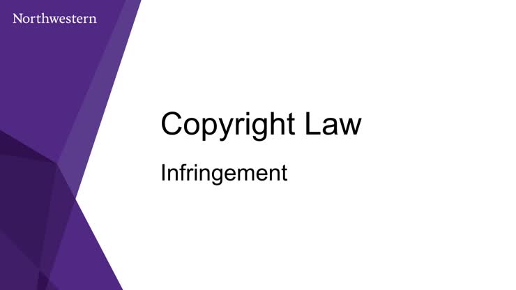 Copyright Infringement Lecture audio