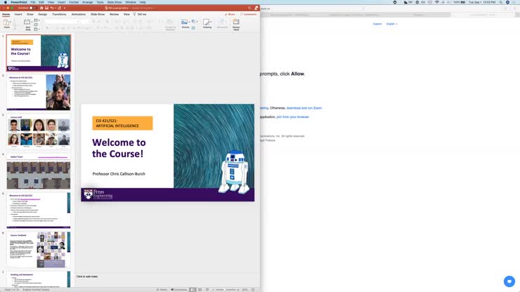 CIS 421/521 - 2020-09-01 - Introduction / AI in Science Fiction and ...