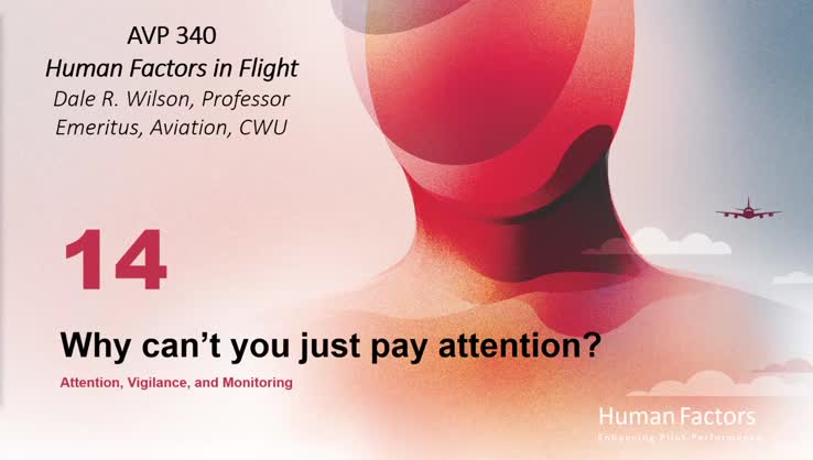 Lecture (DW) 14. Attention, Vigilance and Monitoring