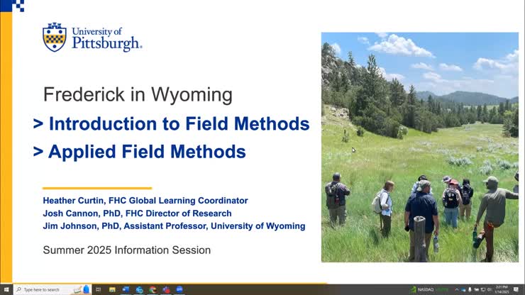 Frederick in Wyoming Info Session
