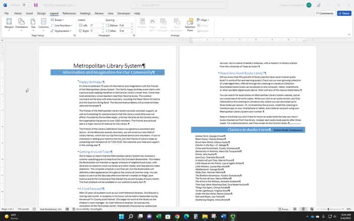 Chapter 4 Columns and Hanging Indent