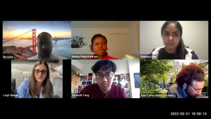 Virtual Ram Session for Students of Color: Finding Your Community