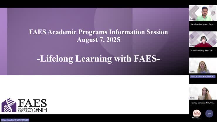 FAES Virtual Information Session Fall-20250807