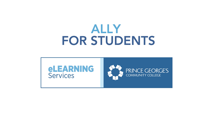 PGCC Student Canvas Ally
