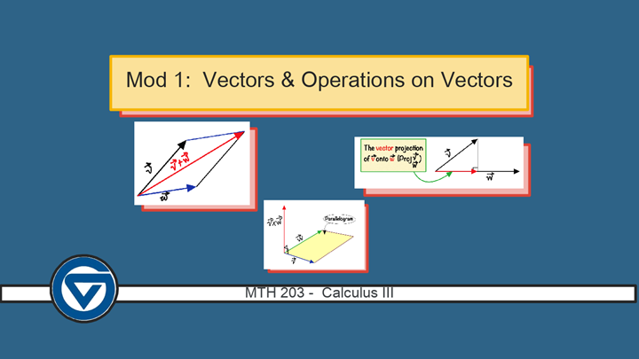 M203:Mod 1 : Vectors & operations on vectors[Week of 01.19, screencast #1]