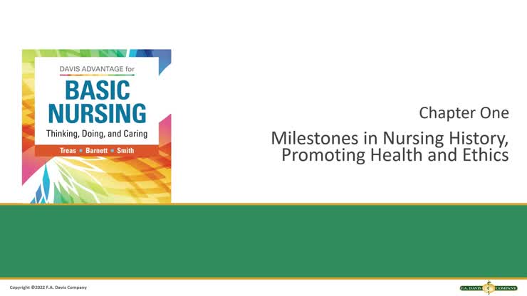 Unit 1 - Milestones in Nursing