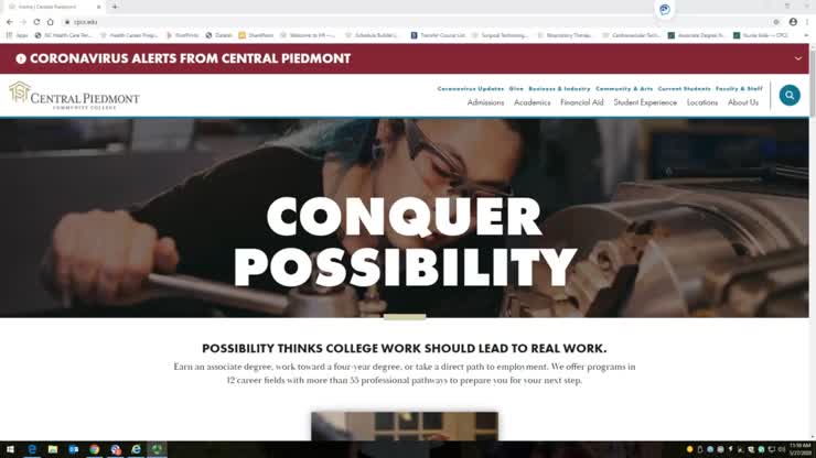 How to complete a healthcare application here at CPCC_no TEAS programs