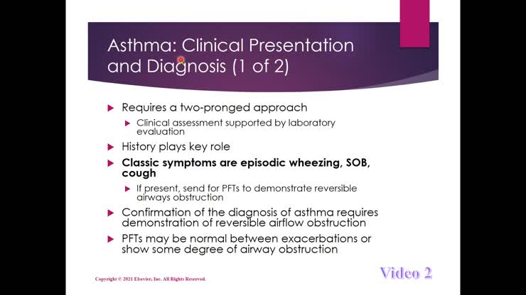 2. Clinical Presentation of Asthma