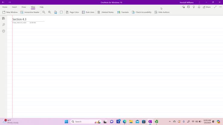 Friday, March 8, 2024 at 10:00:15 AM