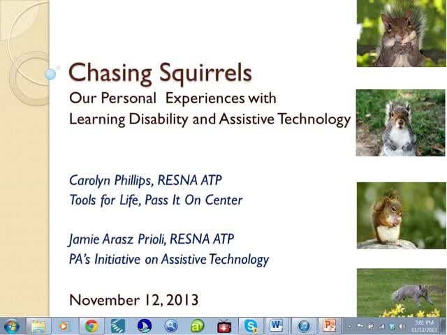 Chasing Squirrels - Personal Experiences with Learning Differences and ...