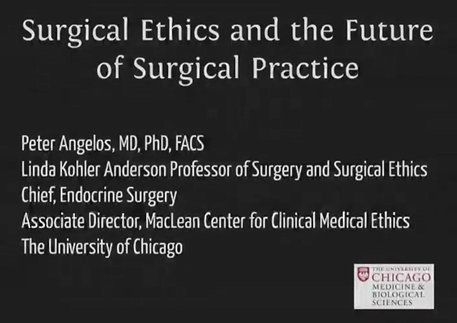 Enduring Material - Surgical Ethics and the Future of Surgical Practice ...
