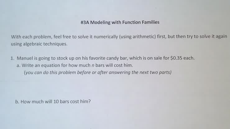 3A Modeling with Function Families (PCD)
