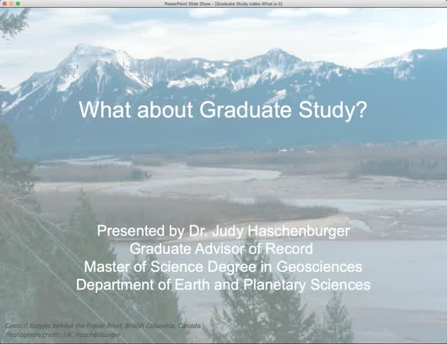 What about graduate study?