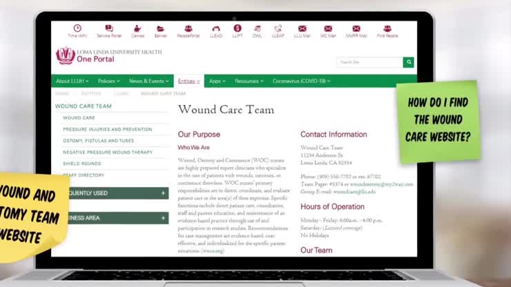 SHIELD Q1 Wound Care Website