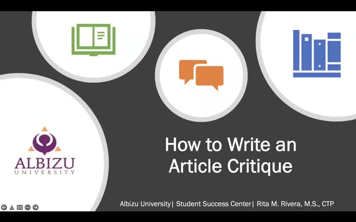 How to Write an Article Critique