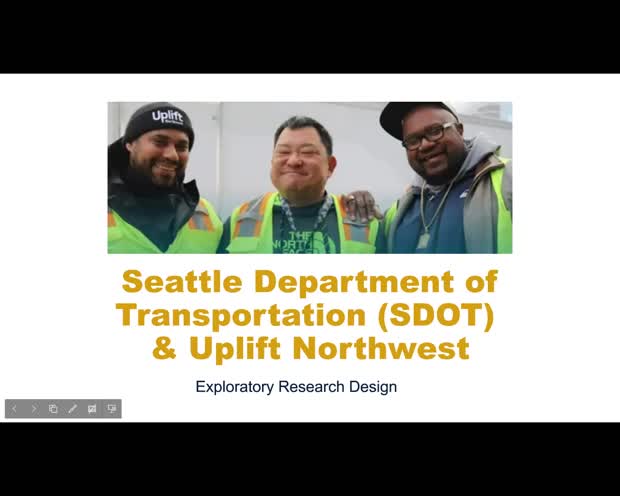 Seattle Department of Transportation Presentation