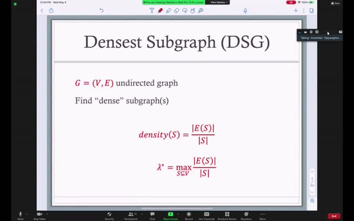 IDEAL Seminar - Chandra Chekuri Talk 05.04.22