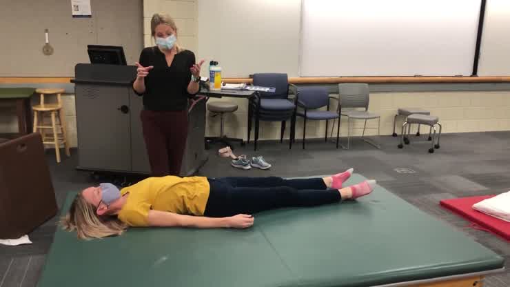 Prone on Elbow to Supine on Elbows technique