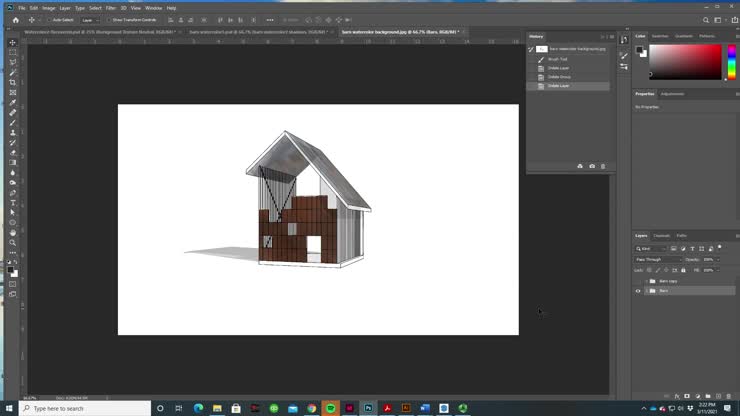 Video Demo 2: Watercolor Rendering - Textures and Paint Brush