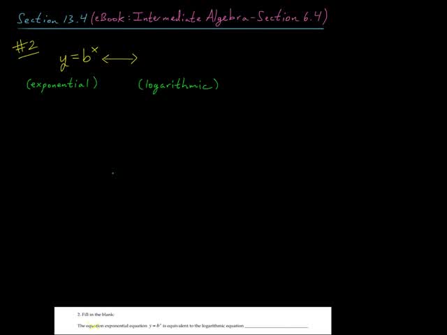 Logarithms - #2