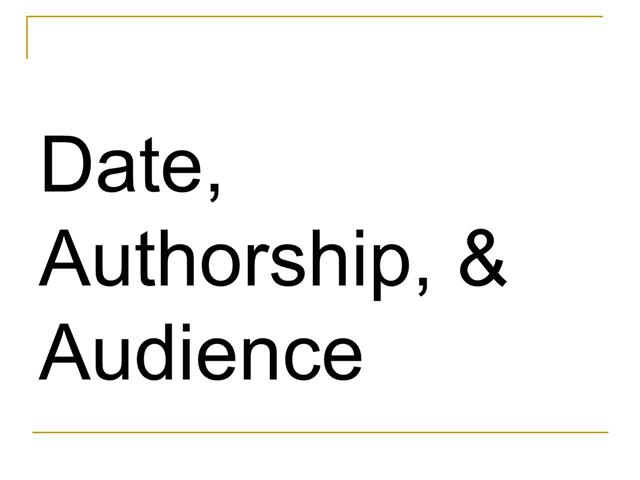 Introduction: Part 2