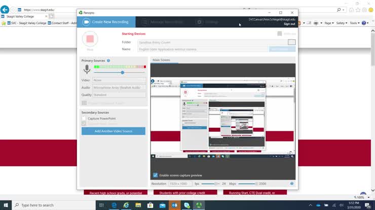 "How to apply to SVC" English long version