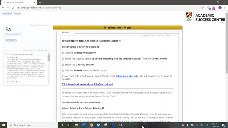 TutorTrac Video Basics