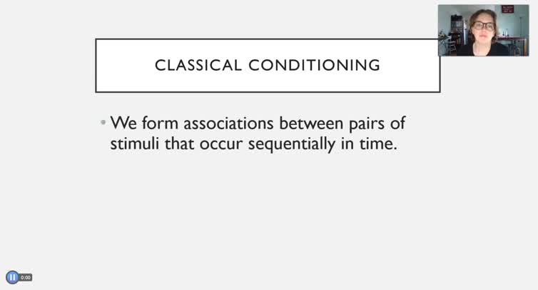 Learning 2 - Classical Conditioning